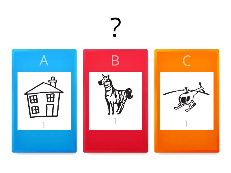 Odd One Out initial sounds - Quiz