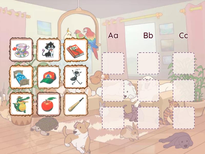 Unit1 ABC - Vocabulary - p10 - Group sort