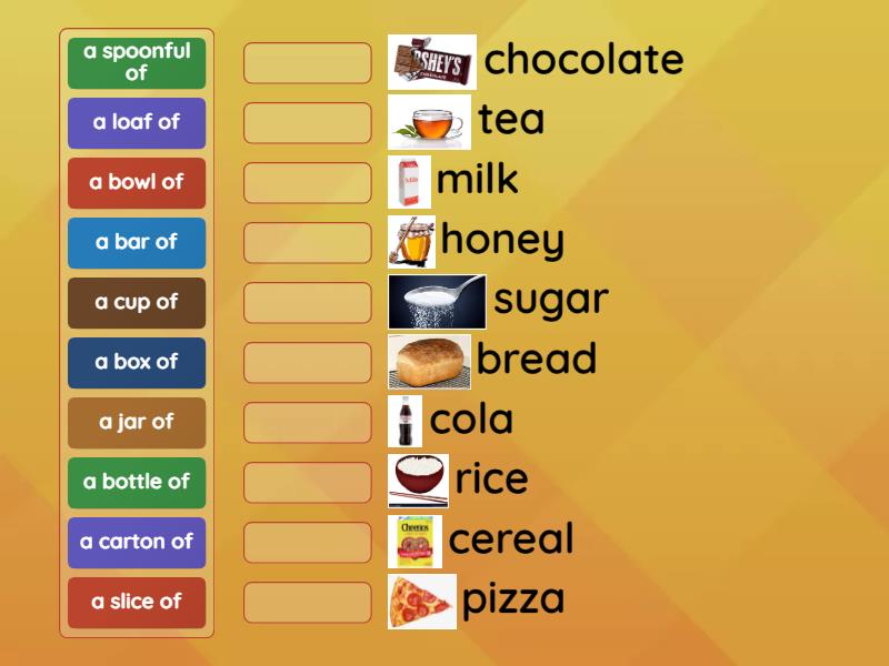 Countable / Uncountable nouns - Associação