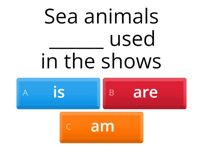 Passive Voice Present Animals - Quiz