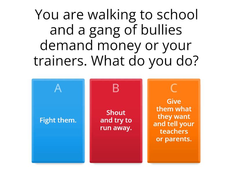 Bullying - Quiz