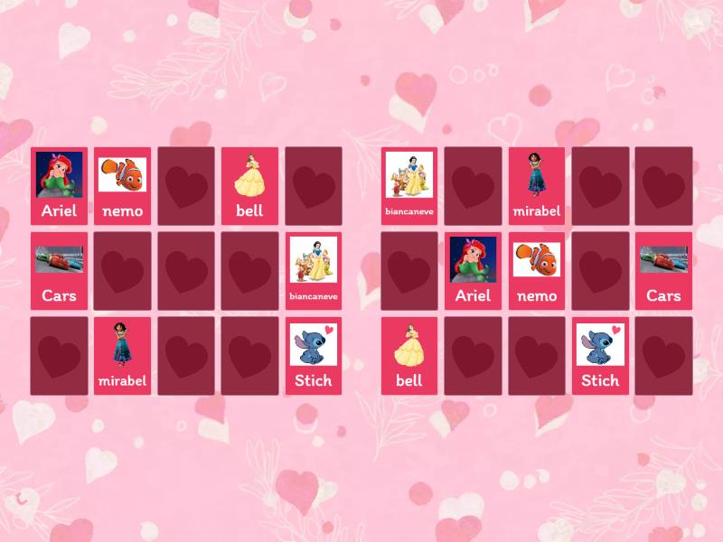disney - Matching pairs