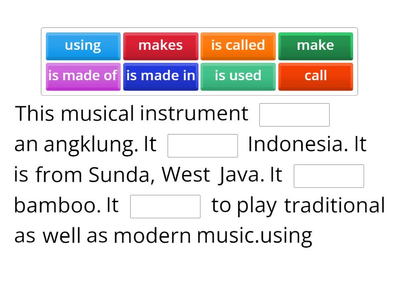Passive Voice 3 - Missing word