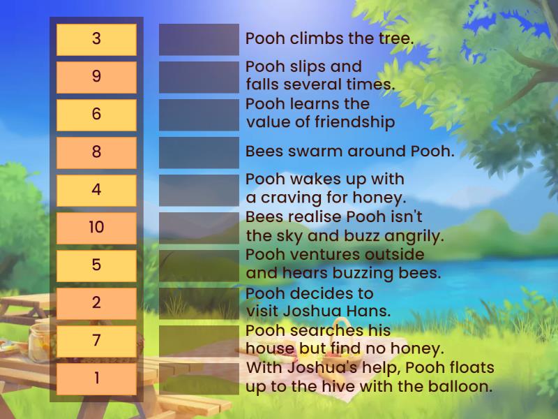 'THE HONEY TREE' SEQUENCING ACTIVITY - Match up