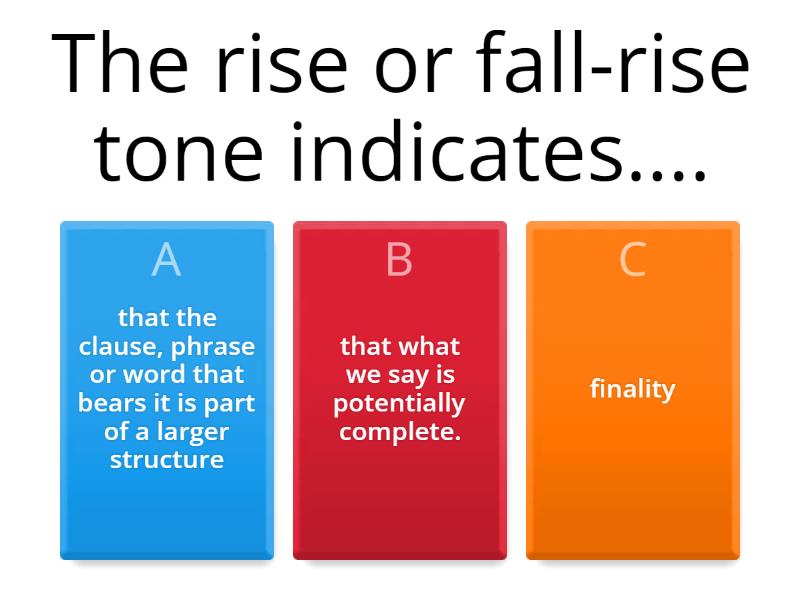 Tone, Tonality and Tonicity - Cuestionario