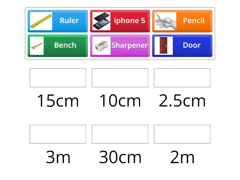 Estimating length game - Match up