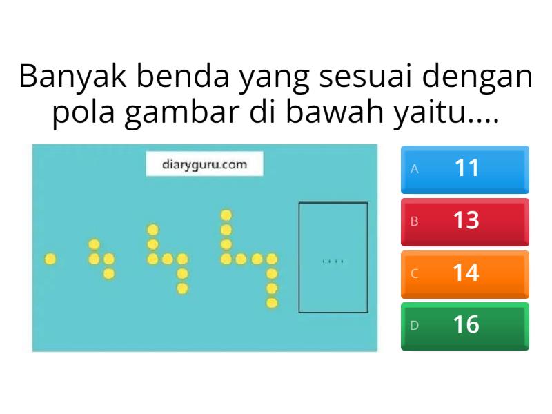 Pola gambar membesar dan mengecil - Kuis