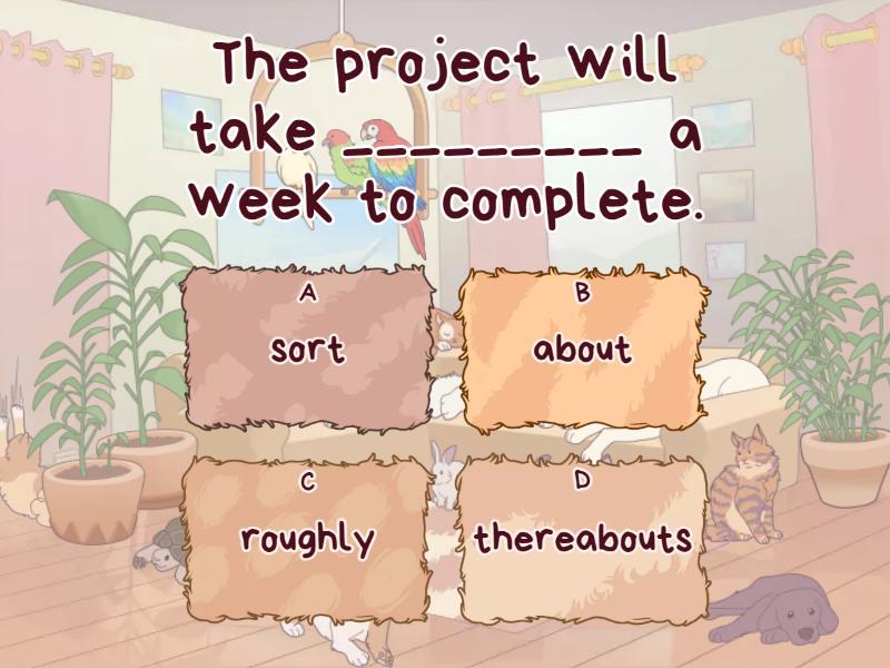 Approximation grammar - Quiz