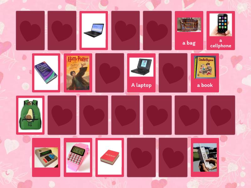 memory game Everyday items - Matching pairs