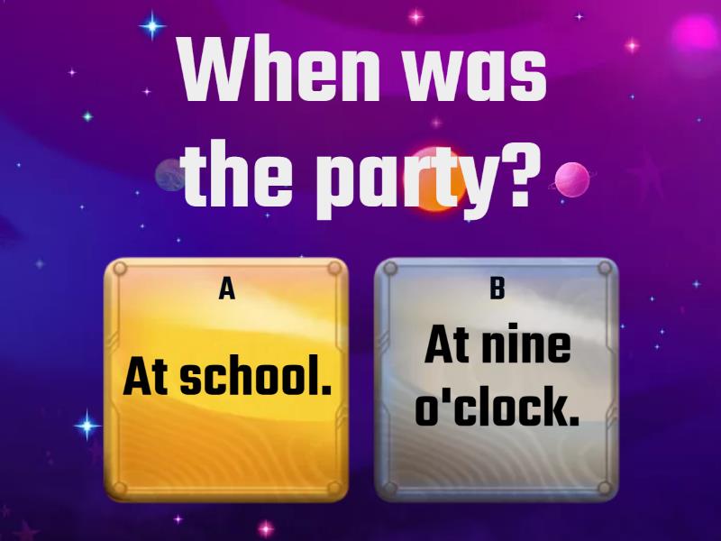 Celebrations - Quiz