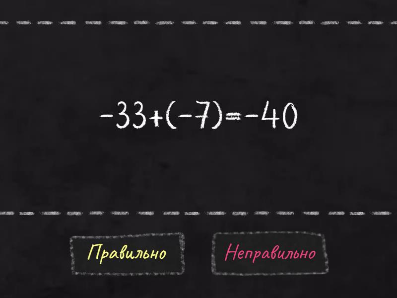 Дії з раціональними числами 6 клас Правильно чи неправильно