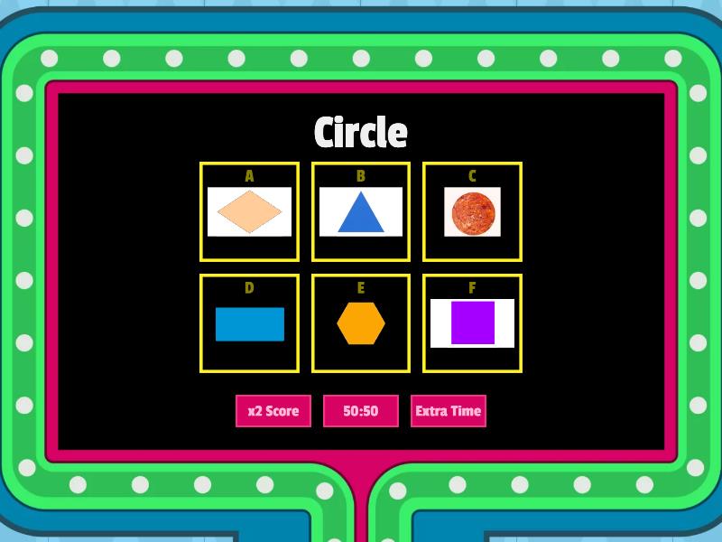 2D shapes - Gameshow quiz