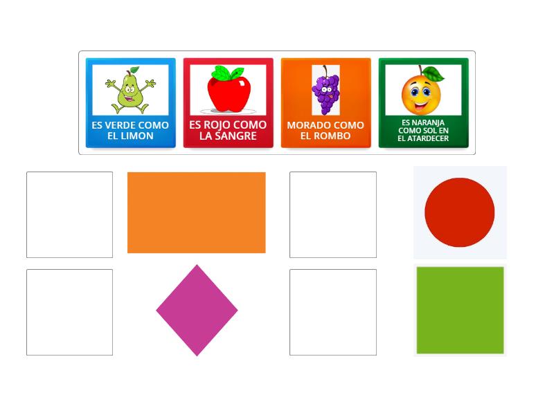 El juego de las frutas - Match up