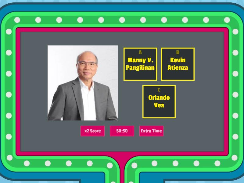 Whose who? - Gameshow quiz