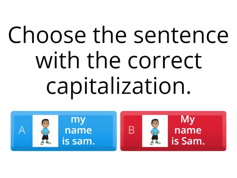 Capitalization and Punctuation Review - Quiz