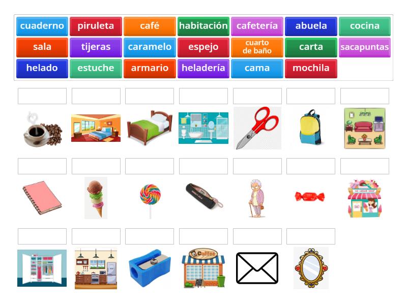 VOCABULARIO - Match up