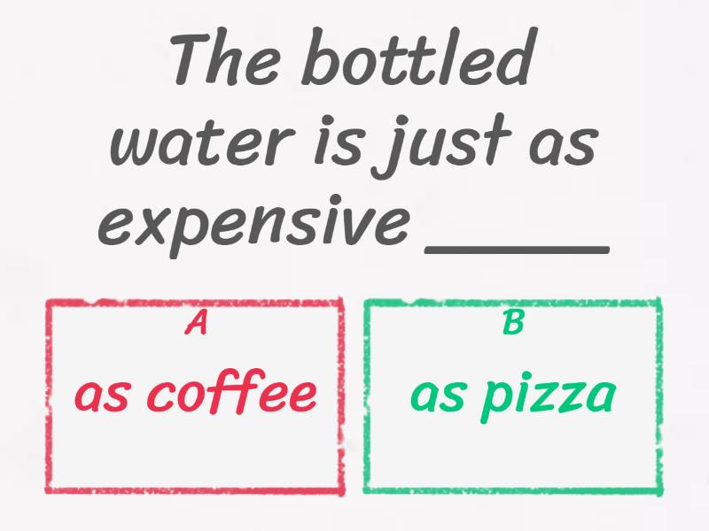 “As… as” comparisons - Quiz