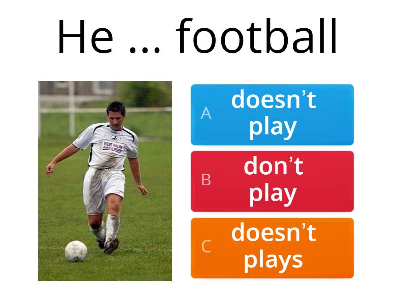 Do/does negative - Quiz