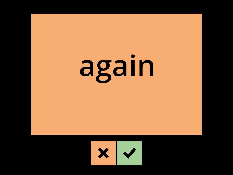 First Grade Sight Words (First trimester) - Tarjetas flash