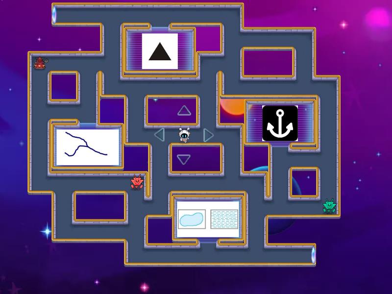 MENGENAL LOKASI MELALUI PETA - Maze chase