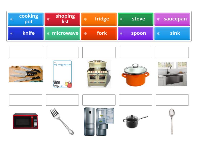 Kitchen tools - Match up