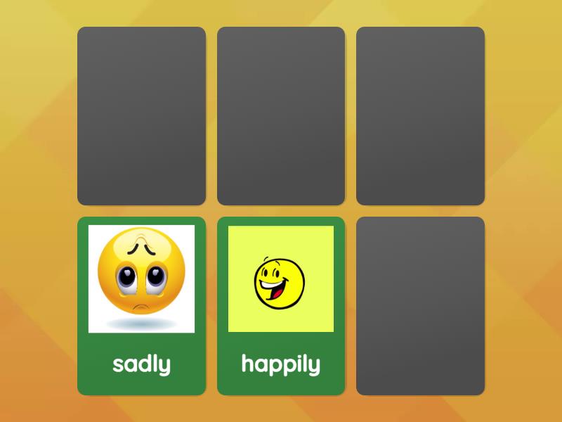 Drill Adverbs Opposites - Matching pairs