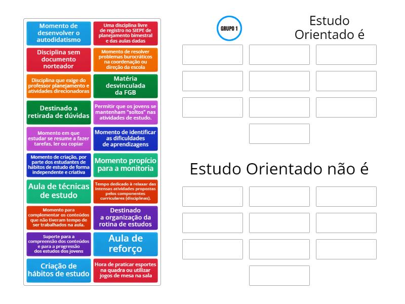 Estudo Orientado - Group sort