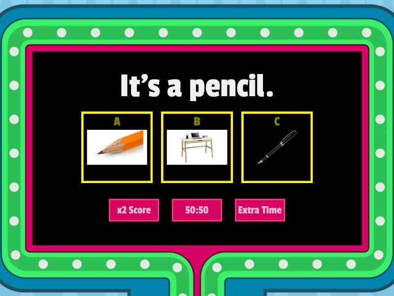 Classroom - Gameshow quiz