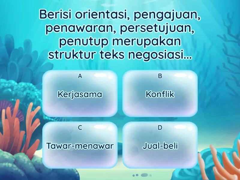 Teks Negosiasi - Quiz