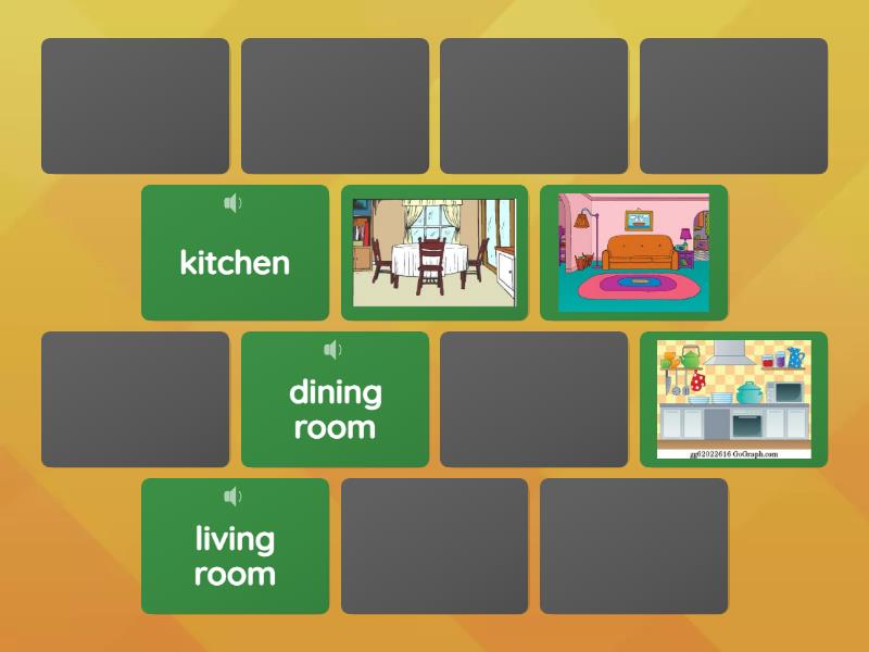 My house - Matching pairs