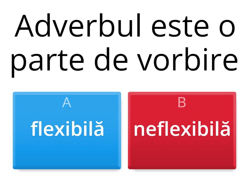 ADVERBUL - Quiz