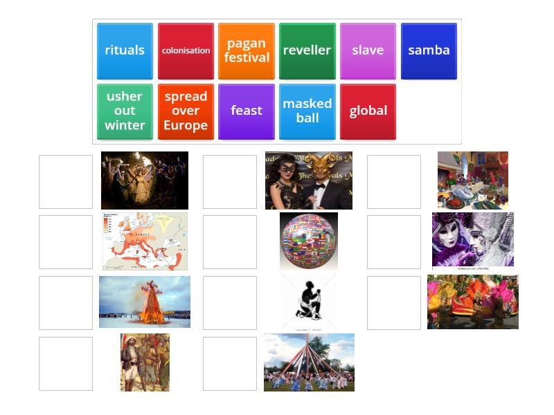 Carnivals around the world - Match up