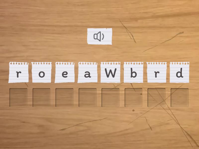 - Anagram
