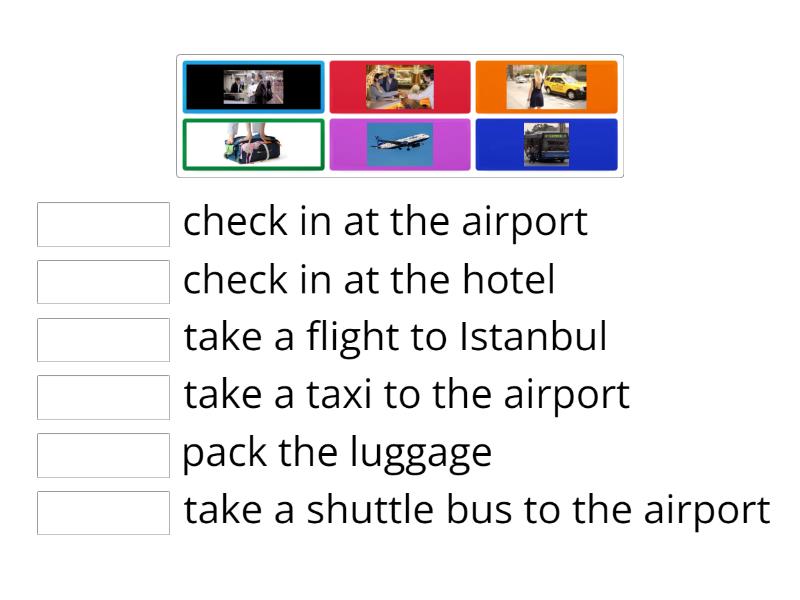 Match the images to the activity - Match up