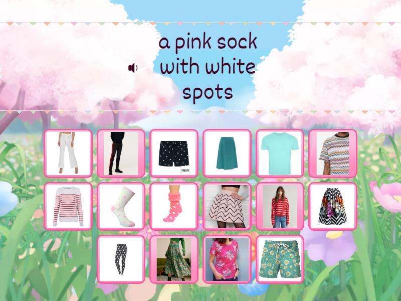 SM1 U7 Clothes patterns - Find the match