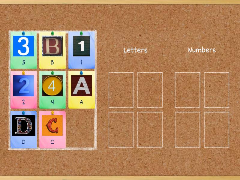 Letters vs numbers - Group sort