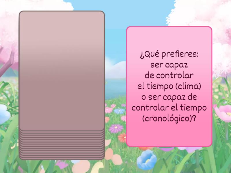 ¿Qué prefieres? - Speaking cards