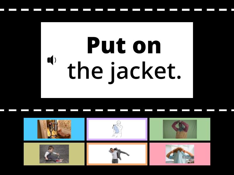 Put on / Take off 2° - Find the match