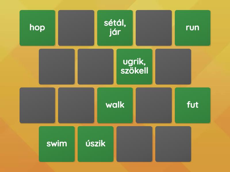 Let's Explore 2, Unit 4 - Animals and activities - Parejas