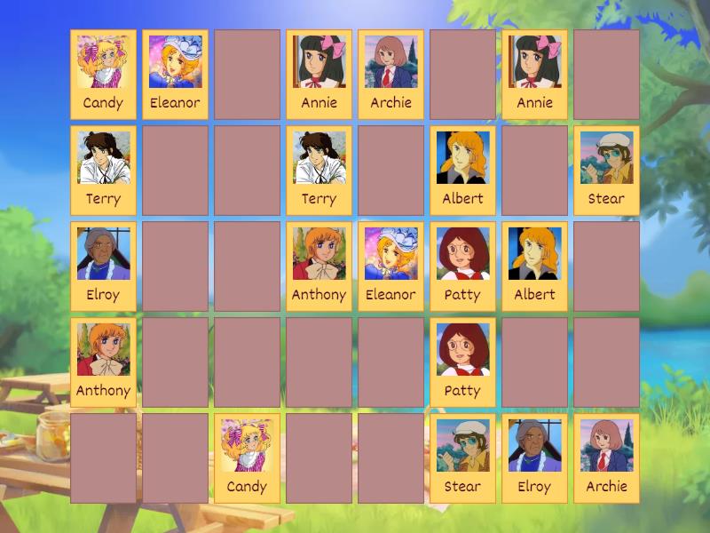 CANDY CANDY MEMORY GAME - Parejas