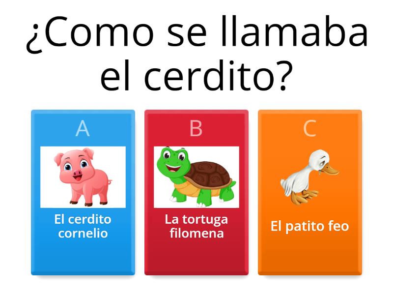 El Cerdito Cornelio Quiz