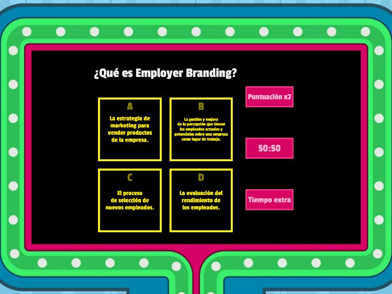 Employer Branding - Gameshow quiz