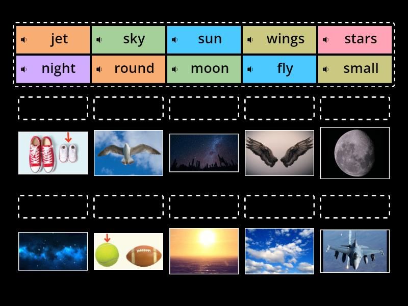 Starter 3 Unit 3_Up in the Sky [Vocabulary Words] - Match up
