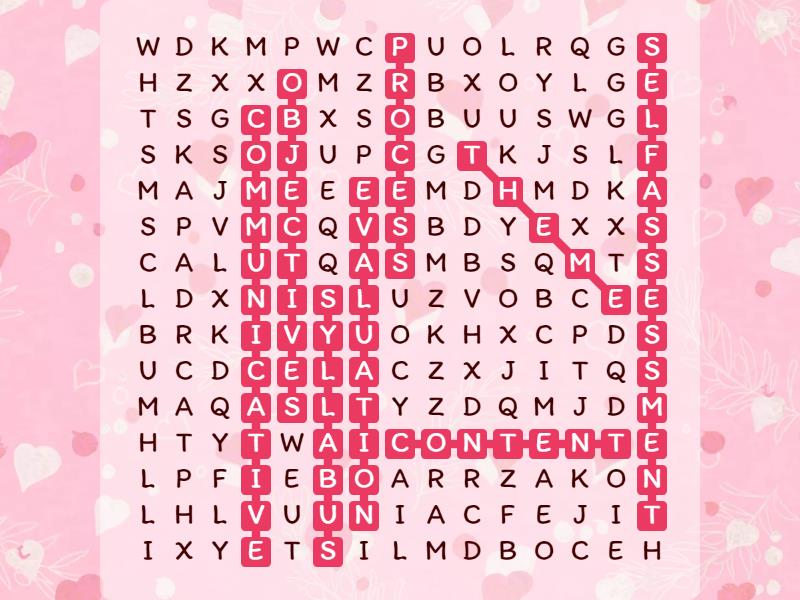 TBL planning terms - Sopa de letras