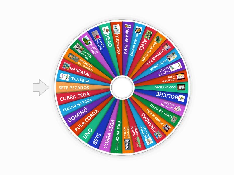 JOGOS E BRINCADEIRAS POPULARES - Roleta aleatória