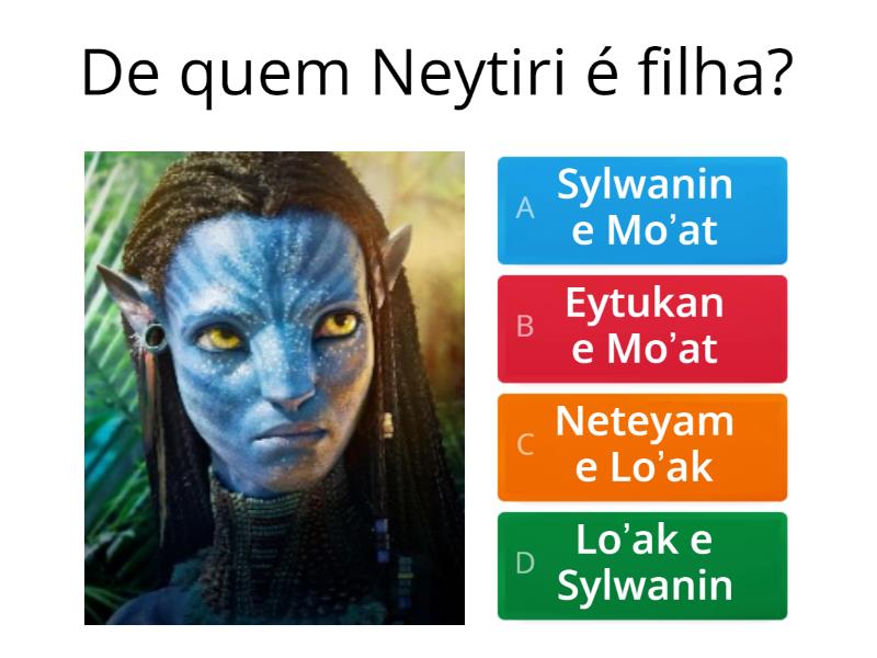 Quiz Avatar filme - Cuestionario