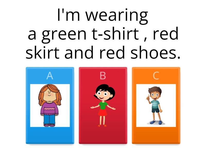 describing clothes - Quiz