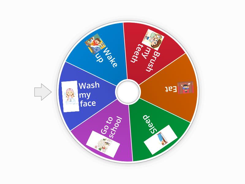 DAILY ROUTINES - Spin the wheel