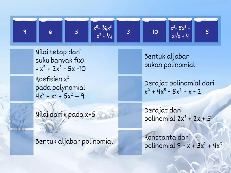 Identifikasi Unsur dan Derajat Polinomial - Associação