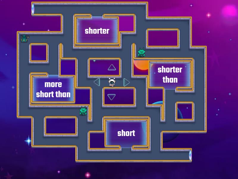 Unit 1 - Comparative Adjectives - Maze chase